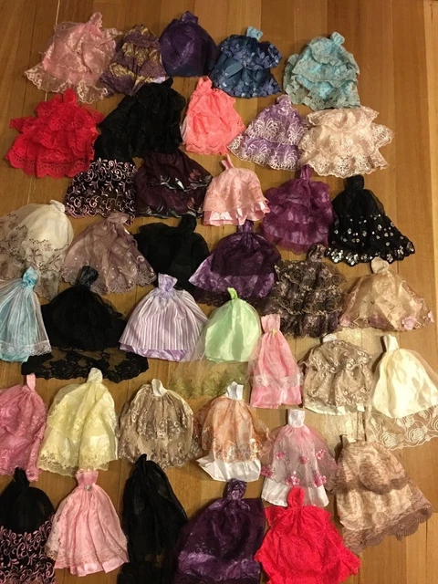 BARBIE DOLL SIZED Accessory/Cloth-Any 20 pcs dresses-ON SALE NICE/BEST ...