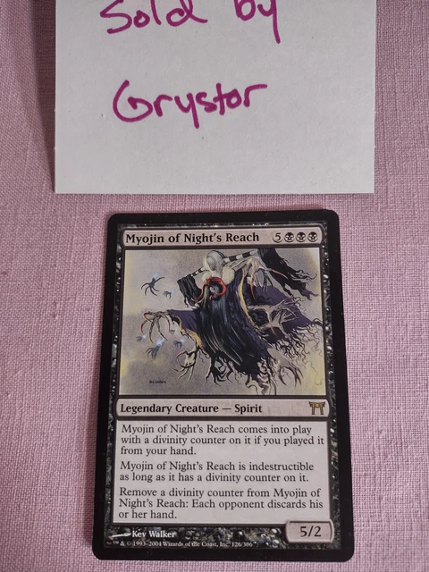 MYOJIN OF NIGHT'S Reach MTG Magic the Gathering Champions of Kamigawa Neuf dans sa boîte EUR 8 ...