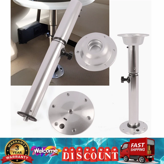 TELESCOPIC REMOVABLE TABLE Leg Campervan & Caravan Table Pedestal ...