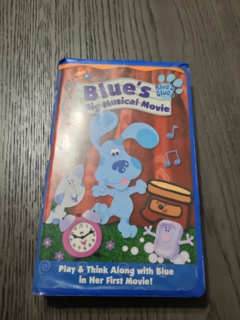 BLUES CLUES - Blues Big Musical Movie (VHS, 2000) Blue Tape EUR 5,14 ...
