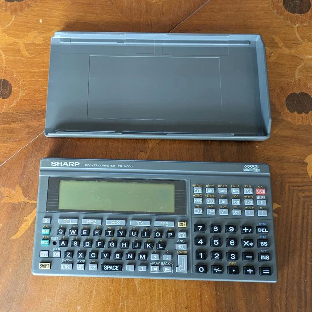 SHARP POCKET COMPUTER PC-1480U Used Vintage JP EUR 130,16 - PicClick ES