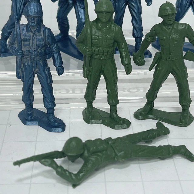 VINTAGE MPC WW2 American Plastic Toy Soldiers Army Infantry Military GI ...
