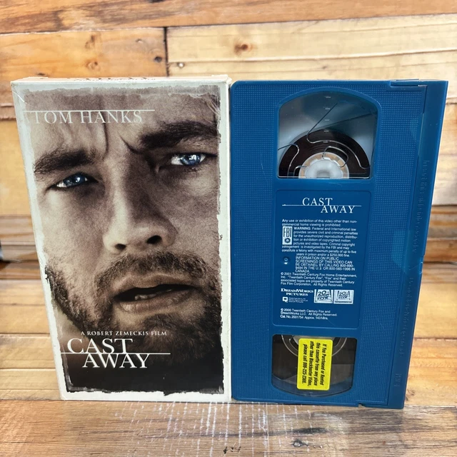 CAST AWAY (BLUE Tape) VHS VCR Video Tape Used Movie £9.29 - PicClick UK