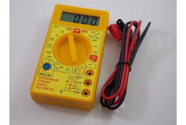 DIGITAL MULTIMETER TESTER Battery Test Battery Current Voltage ...