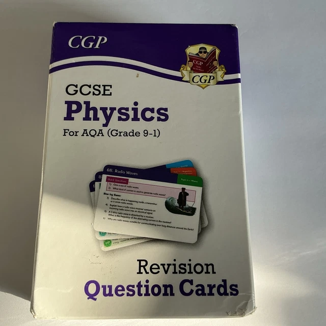 CGP GCSE PHYSICS AQA Revision Question Cards Grades 9-1, PAF41 £4.10 ...
