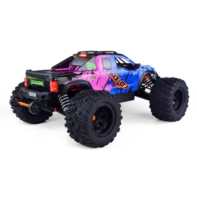 80KM/H ZD RACE 1/7 4X4 RC Monster Truck Car MX-07 Brushless 160A ESC ...
