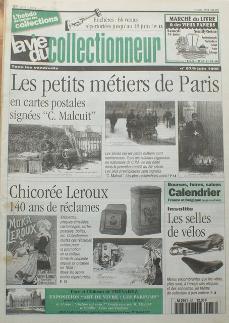 007156 - LA vie du collectionneur - Numéro 87 du 9 Juin 1995 ...