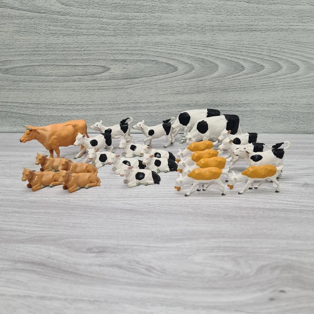 VINTAGE BRITAINS FARM Animals Bundle Lot Cows Cattle 70s 80s Figure Toy ...