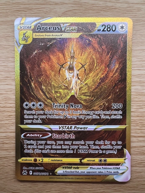 POKÉMON TCG ARCEUS VSTAR Crown Zenith: Galarian Gallery GG70/GG70 Secret Rare NM EUR 93,74 ...