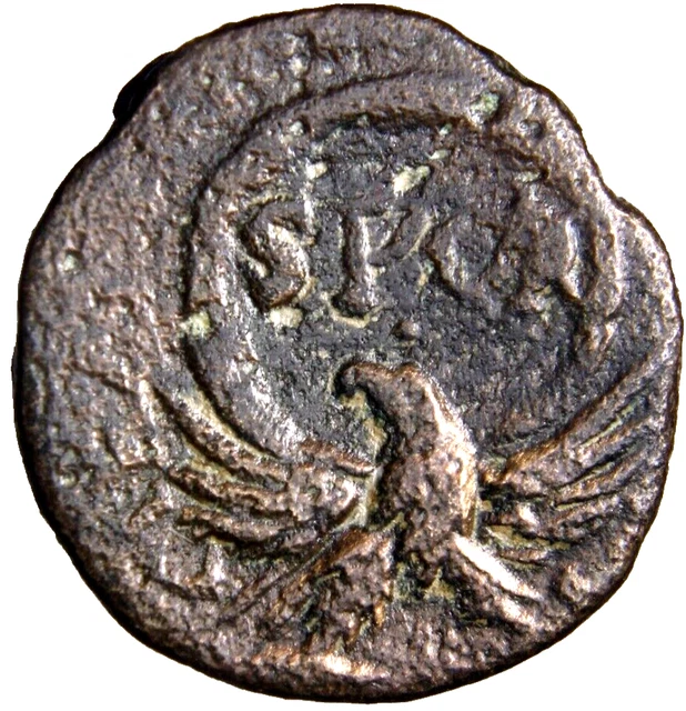 CERTIFIED BIBLICAL ANCIENT Roman Coin JUDAEA, Caesarea Maritima SPQR ...