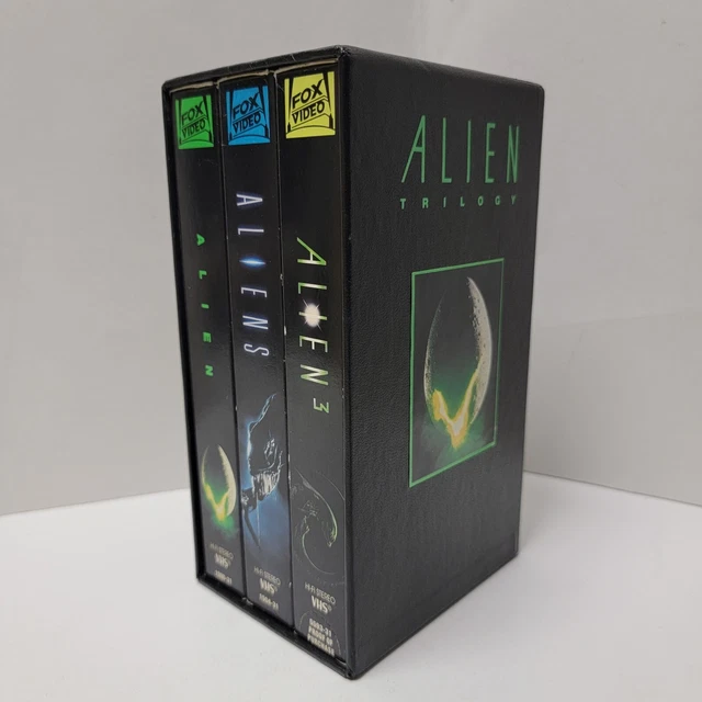 ALIEN TRILOGY VHS VCR Box Set Alien Aliens Alien 3 Collectible Sigourney Weaver £17.96 - PicClick UK