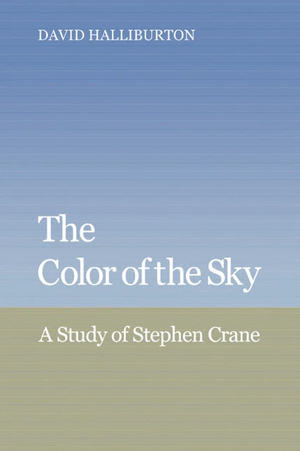 THE COLOR OF the Sky Halliburton livre de poche Cambridge University ...