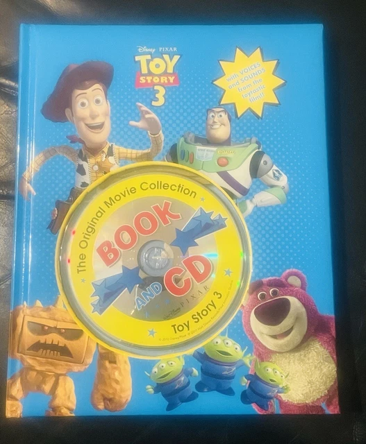 WALT DISNEY TOY Story 3 Story book & CD Pixar The Original Movie ...
