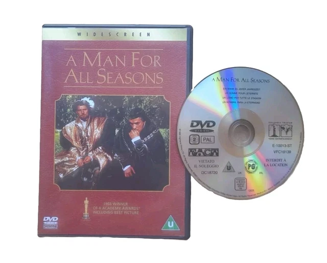 A MAN FOR all Seasons DVD - 1966 Historical Period Drama Film - Paul ...