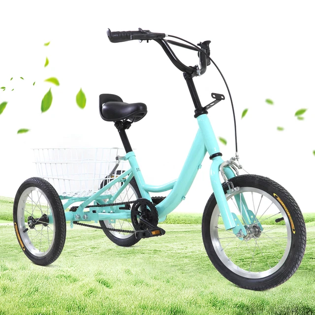 14& ZOLL DREIRAD Für Kinder Seniorenrad 3-Rad Fahrrad 1 Gänge Trike mit ...