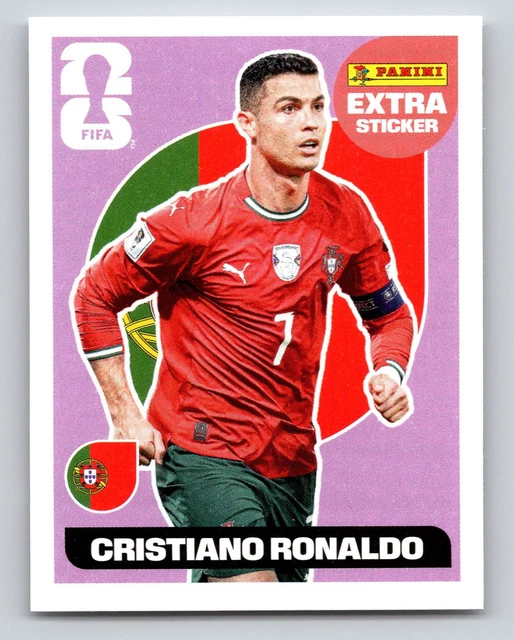 PANINI FIFA WORLD Cup 2026 Extra Sticker 3 Sticker Bundle Inc Cristiano ...