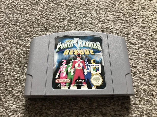 POWER RANGERS LIGHTSPEED Rescue Nintendo 64 N64 Game Official Eur Uk ...