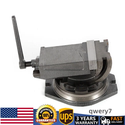 5 INCH SWIVEL Base & Angle Tilting 2 Way Clamp Vise Precision Milling ...