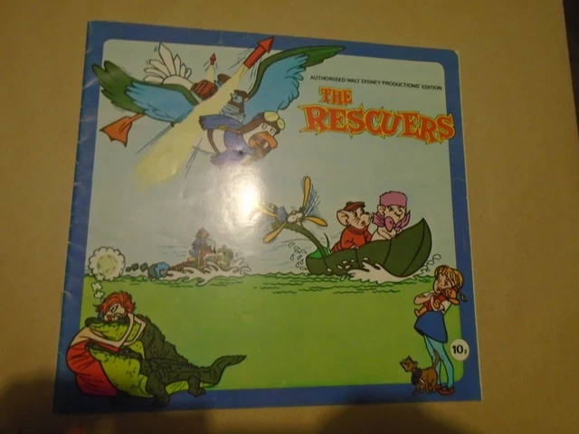 RARE VINTAGE 1977 FKS The Rescuers sticker Album EMPTY £19.99 - PicClick UK