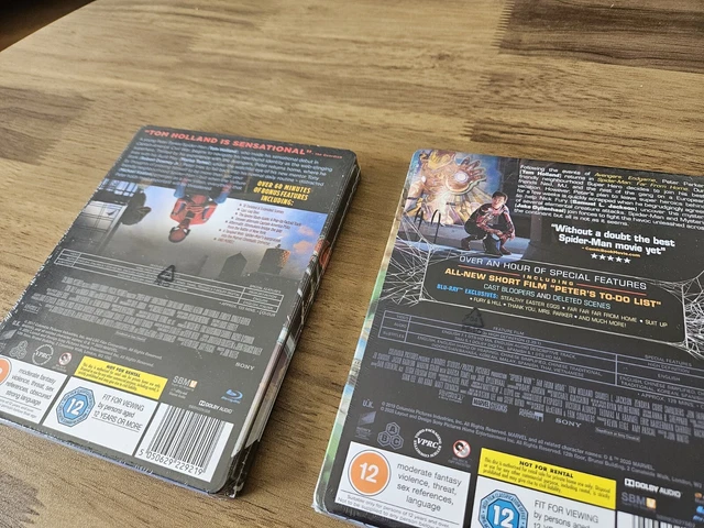 SPIDER-MAN: HOMECOMING + Far From Home - UHD Blu-ray - Lenticular Steelbooks 4K EUR 17,48 ...