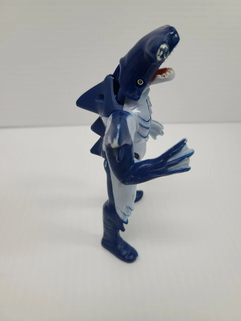 VINTAGE BANDAI POWER Rangers Slippery Shark Evil Space Alien Action ...