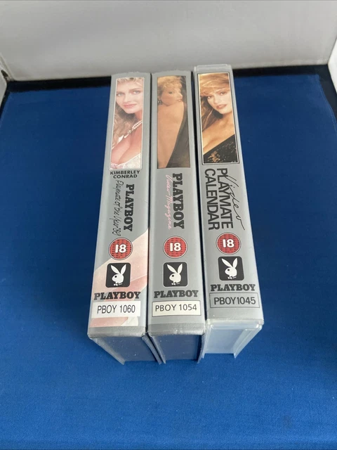 HUGH HEFNER VHS Video Collection Joan Collins Kimberley Conrad Kathy ...