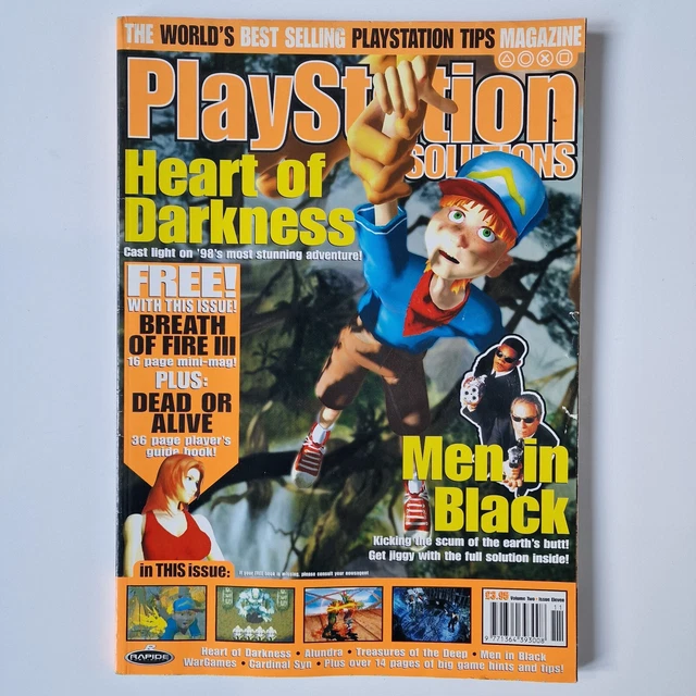 RARE PLAYSTATION SOLUTIONS Magazine Men In Black Volume Two Issue ...