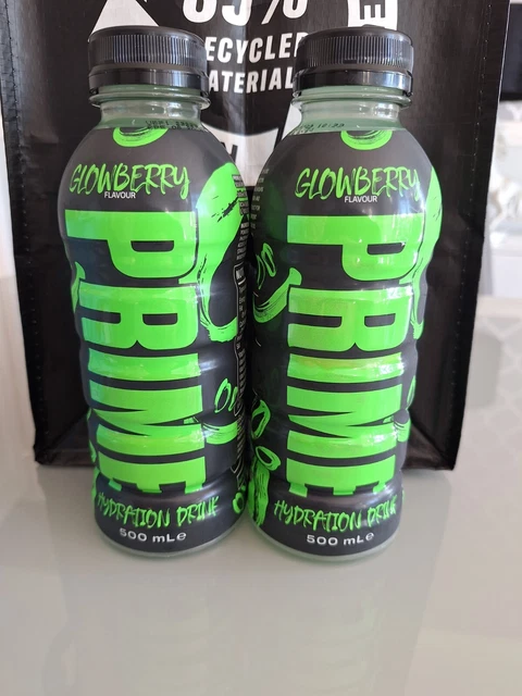 PRIME HYDRATION DRINK Twin Pack by Logan Paul & KSI GLOWBERRY | NEW ...
