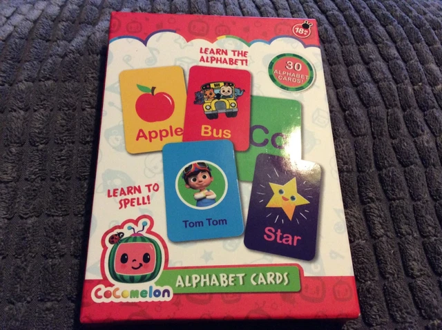 BNIP NEW 30 Cocomelon My First Learning Flash Cards - Alphabet Spelling ...