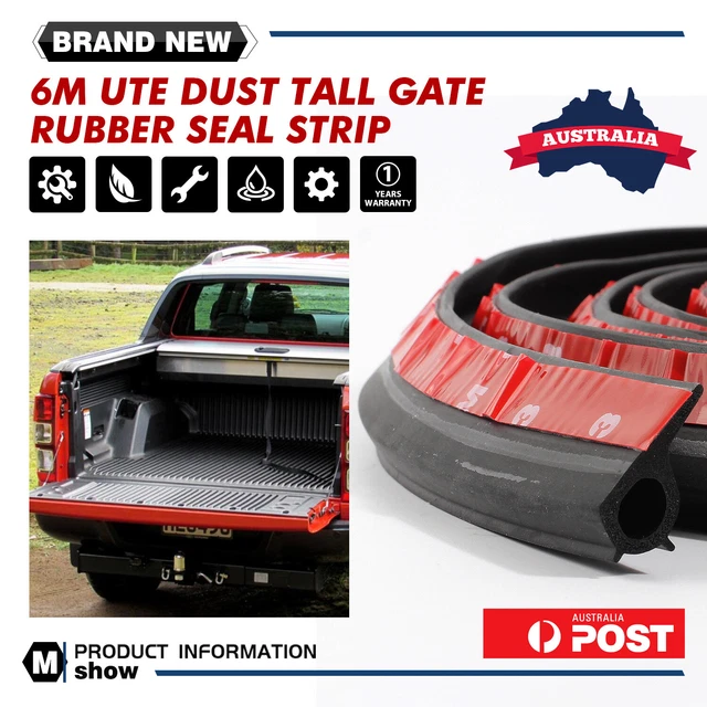 TAILGATE SEAL KIT For Chevrolet Silverado Ute Rubber Dust Tail Gate 6M ...