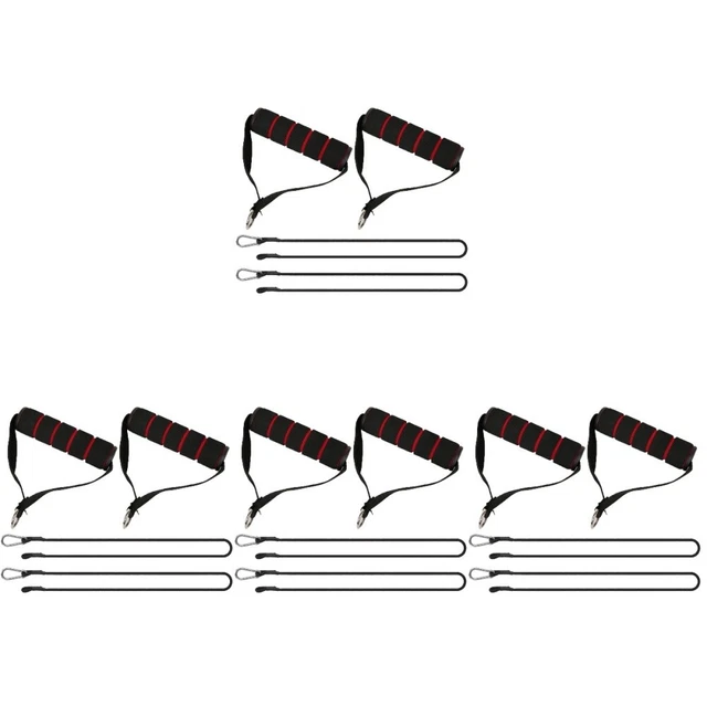 4 SETS FOREARM Roller Cable Pulley Attachments Gym Bicep Puller Fitness ...