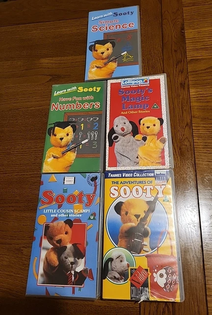 SOOTY VHS VIDEO Tape Bundle X5 £16.00 - PicClick UK