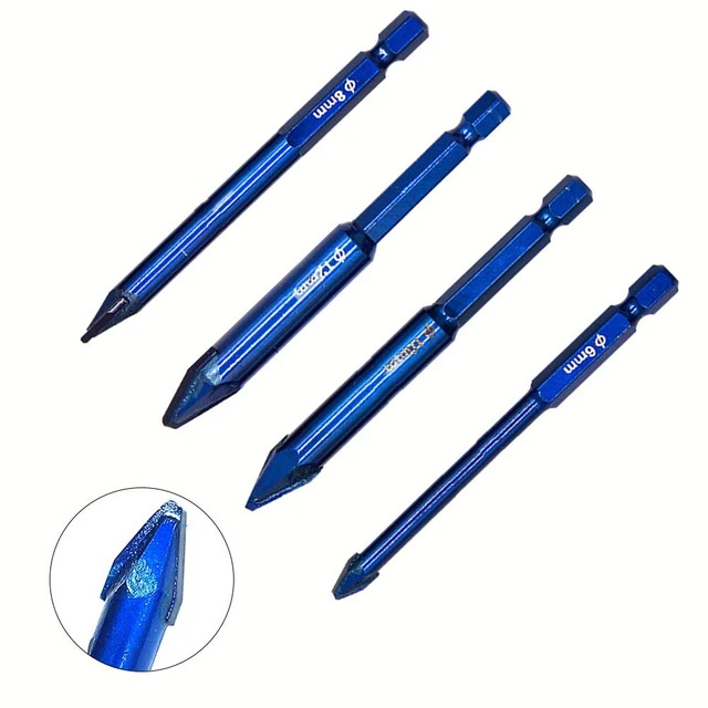 FORET DE PERÇAGE aucun carrelage 12 mm 4 pièces bois 6,35 mm (1/4 pouce ...