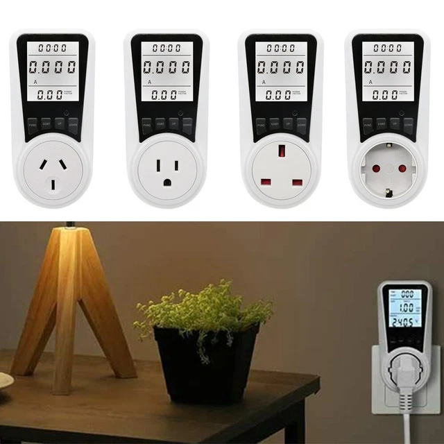 DUAL RATE ELECTRICITY Meter 16A 110V-230V 7 Modes Backlight Overload ...