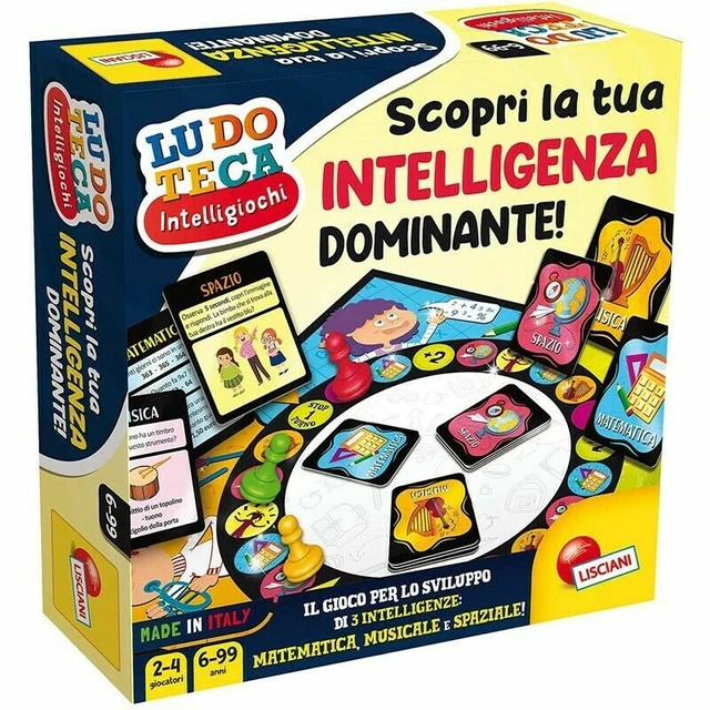 SCOPRI LA TUA Intelligenza Dominante! Ludoteca Intelligiochi Lisciani ...