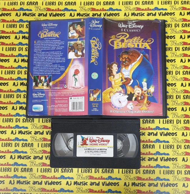 VHS FILM LA BELLA E LA BESTIA 1993 WALT DISNEY VS 4415 i classici (F182 ...