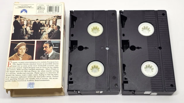 MURDER ON THE Orient Express VHS 1990 2-Tape £9.08 - PicClick UK