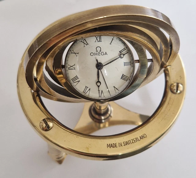 PENDULETTE OMEGA SUR socle spherique articulé EUR 198,00 - PicClick FR