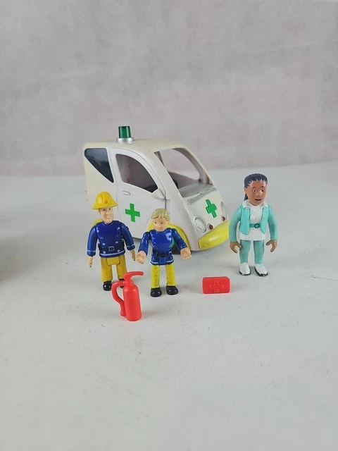 FIREMAN SAM TOY Bundle, Nurse Flood Van, Figures, Accessories, Cbeebies ...