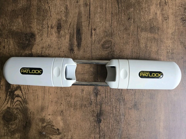 PATLOCK PATIO CONSERVATORY French Double Door Dead Lock Extra Security ...