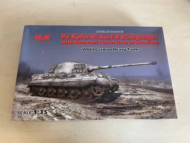 ICM 35363 1:35 Pz.Kpfw.VI Ausf. B Königstiger ungebaut u. komplett EUR ...