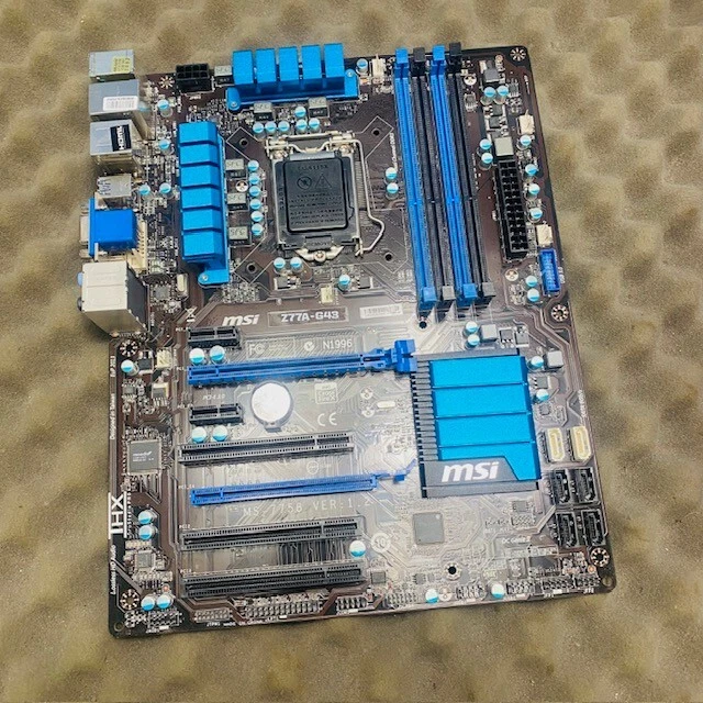 MSI Z77A-G43 MS-7758 Intel Z77 VER: 1.2 Socket LGA1155 DDR3 Motherboard - No IO £74.99 - PicClick UK