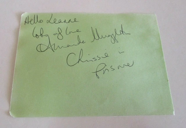 AMANDA MUGGLETON - Autograph - Chrissie Latham - Prisoner / Cell Block ...
