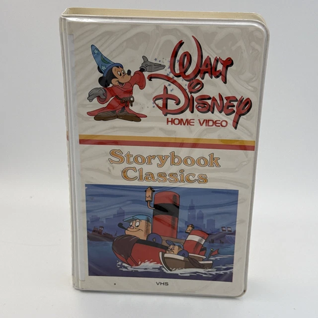 1982 WALT DISNEY Home Video Storybook Classics VHS Vintage White ...