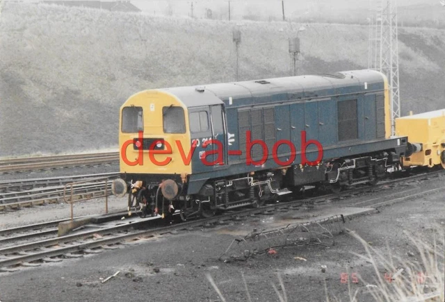 RAILWAY PHOTO BR Class 20 20214 Tinsley 1985 Diesel Loco £3.50 ...
