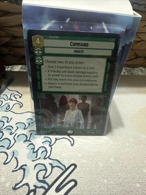 STAR WARS UNLIMITED Spark of Rebellion Command 107/252 Legendary NM/M ...