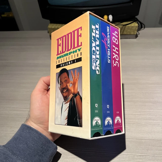 EDDIE MURPHY COLLECTION 1 (VHS) Trading Places Beverly Hills Cop 48 Hrs ...