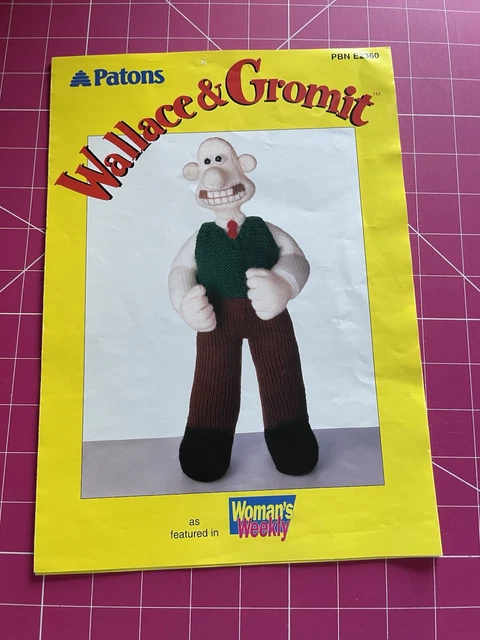 WALLACE & GROMIT Knitting Pattern - Gromit ES 2360 £4.36 - PicClick UK