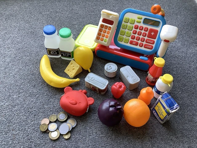 ELC TOY TILL, Coins. Credit Card. Food £16.31 - PicClick UK