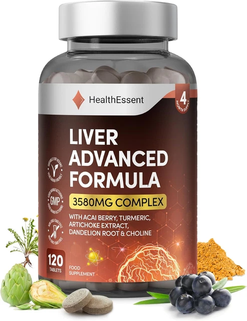 LIVER DETOX ADVANCED Formula – 3580mg Complex for Liver Cleanse ...
